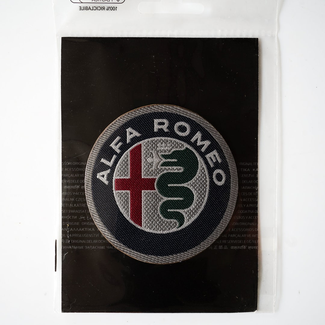 Iron Cotton PATCH, Embroidered Patch, Small Patch, ALFA ROMEO Round ...