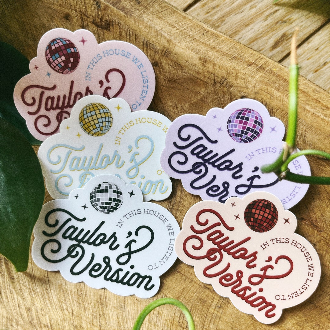 Taylor's Version Stickers in This House We Listen to - Etsy