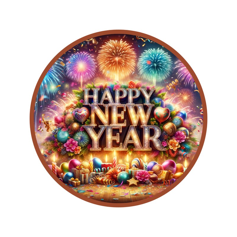 Happy New Year Sign - Etsy