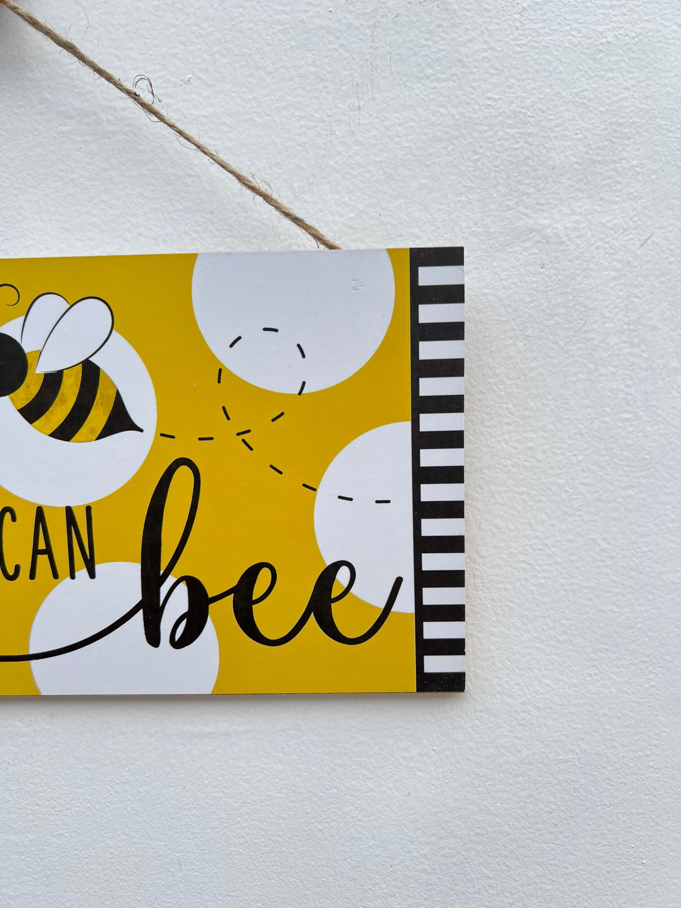 Bumble Bee Polka Dot Wall Hanger, Spring Wreath Sign, Craft Supply - Etsy