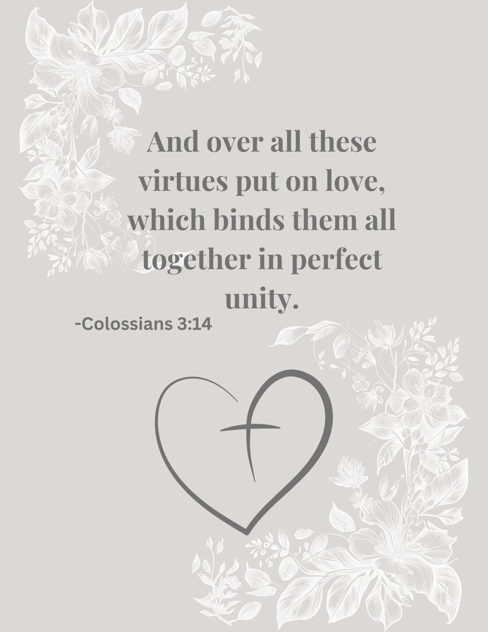 Three Neutral Gray Bible Verse Wall Art Printables, Religious Wall ...