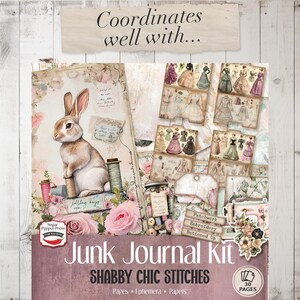 Shabby Chic Digital Paper French Country Background Paper Bundle ...