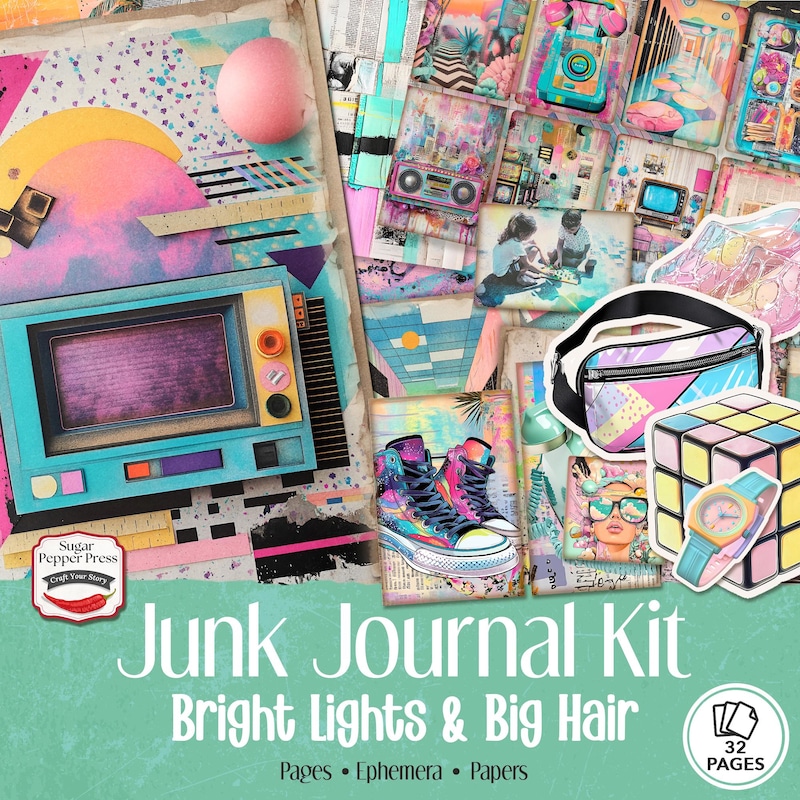 80s Ephemera Kit - Etsy