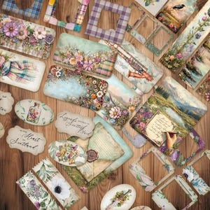 Scotland Tales From the Glen Junk Journal Ephemera Kit | Scottish ...