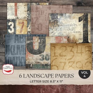 Masculine Industrial Grunge Printable Paper, Vol 4 (digital Download ...