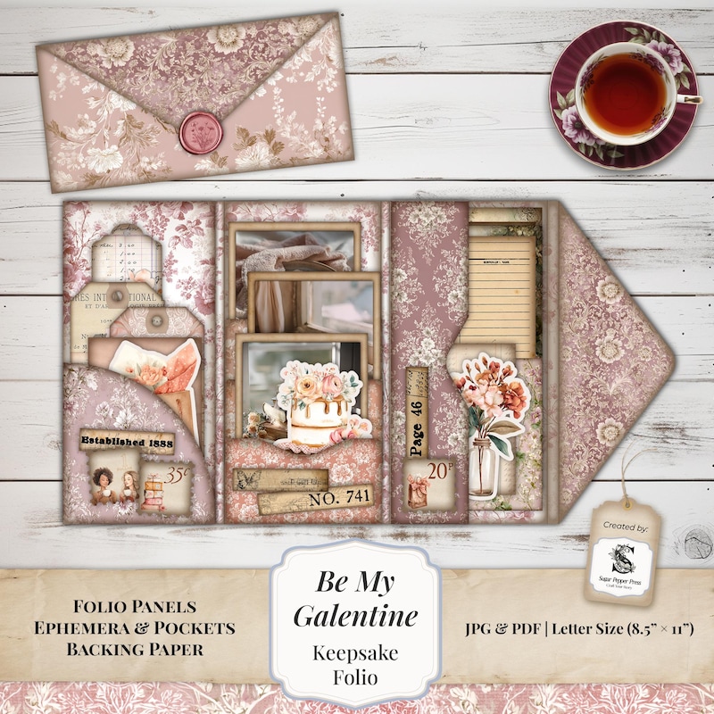 Pink Pdf Junk Journal - Etsy