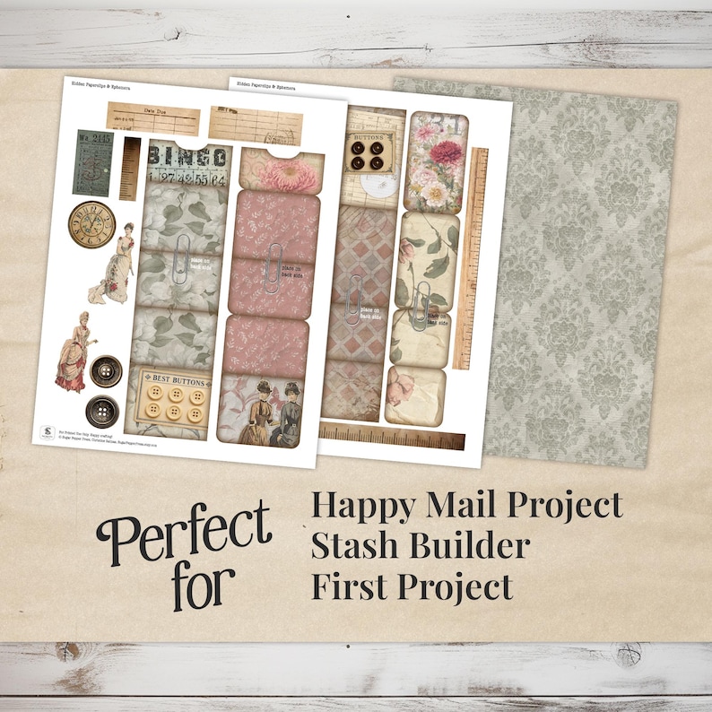 Hidden Paperclip Digital Download With Video Tutorial, Vintage ...