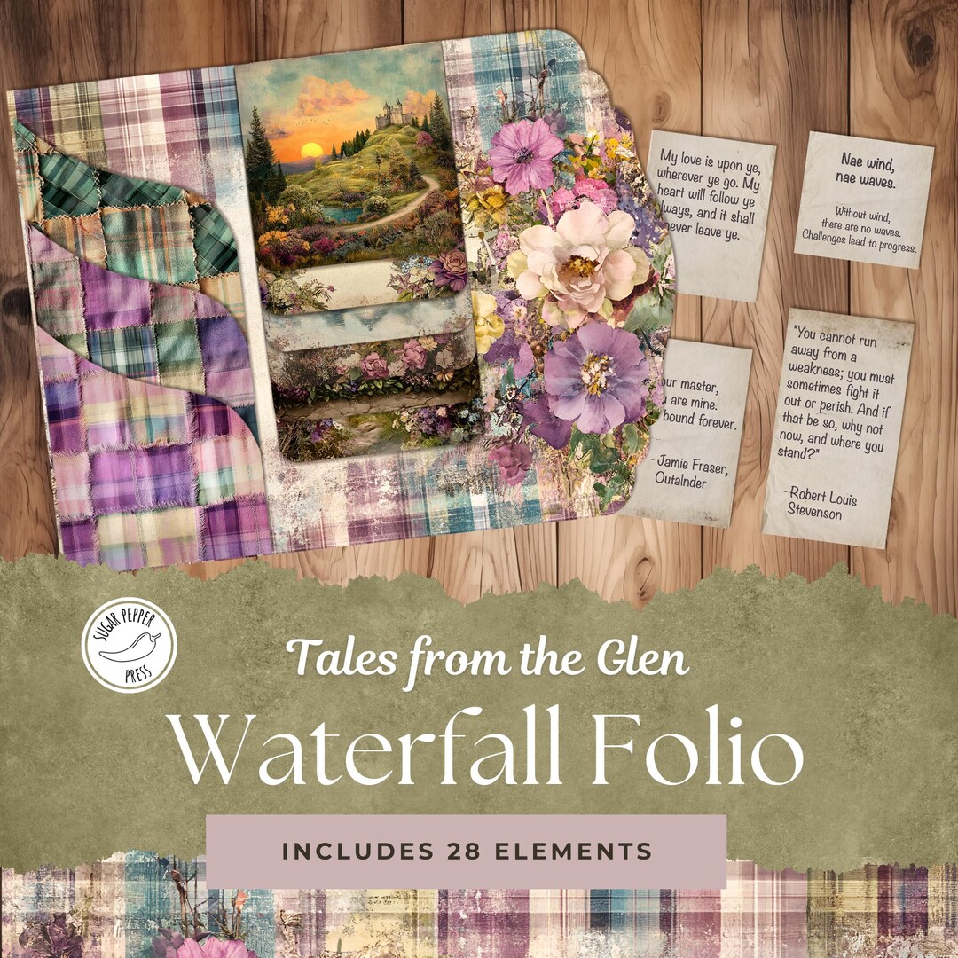 Scotland Tales From the Glen Waterfall Folio | Digital Elements ...