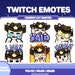 Cowboy Cat Twitch Emotes / Cowgirl / Kitty / White / Cream / Cat ...