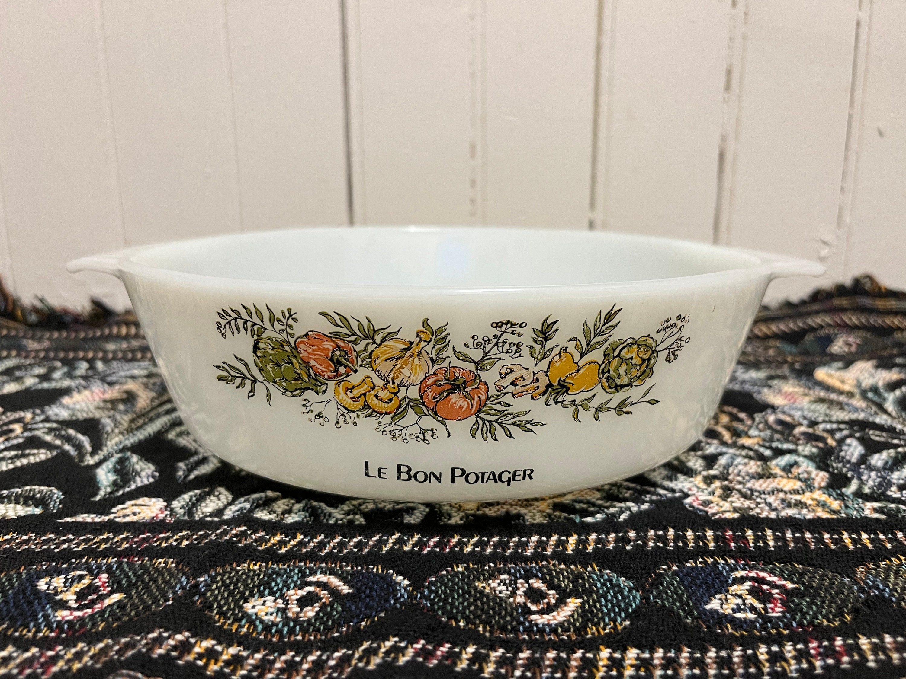 Set of 2 Fire King Le Bon Potager Baking Dishes - Etsy