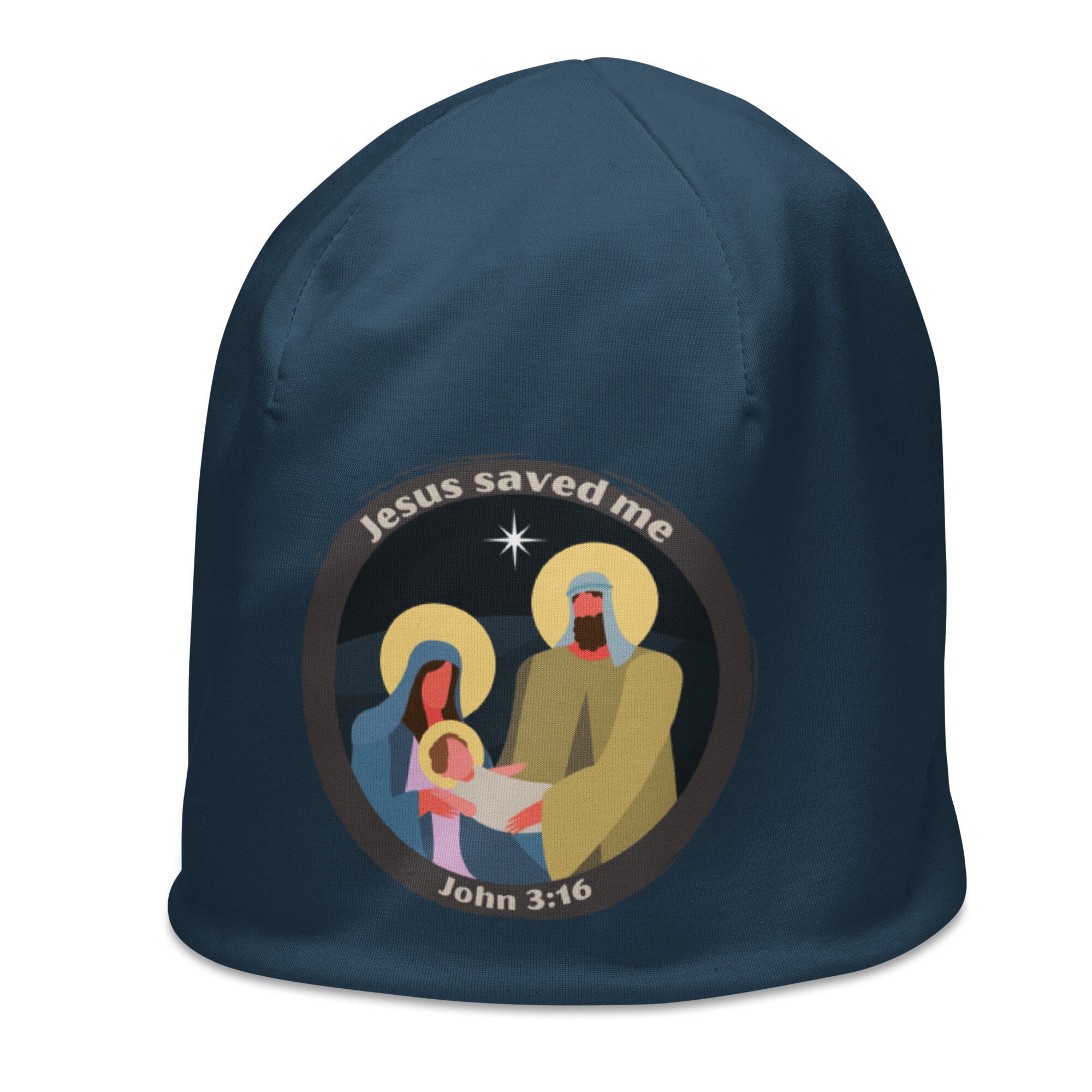 Hat Beanie Jesus Saved Me Manger Christian - Etsy