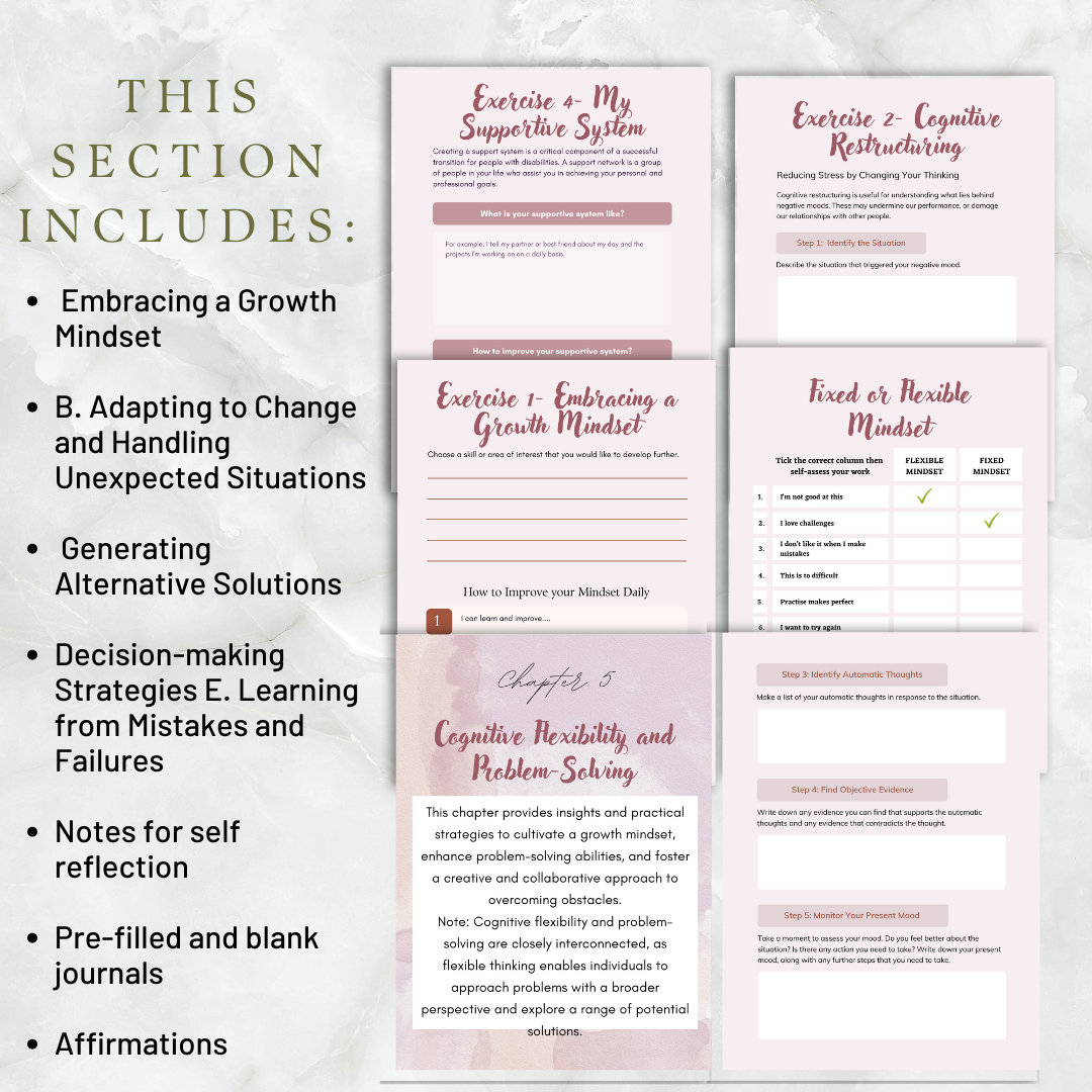 Digital Executive Functioning Workbook ADHD autism coping - Etsy Canada