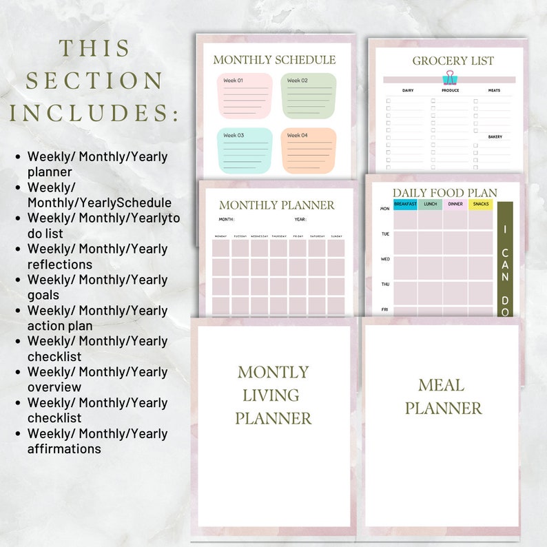Autism Planner Adult| Autism Planner Printable| ADHD Productivity ...