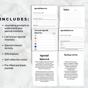 Autism Workbook for Autistic Adult Autism Worksheets for Newly ...