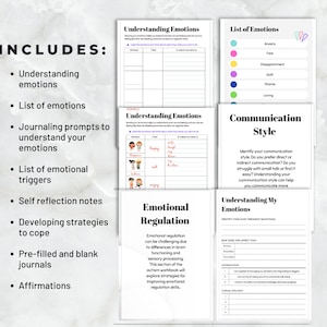 Autism Workbook for Autistic Adult Autism Worksheets for Newly ...