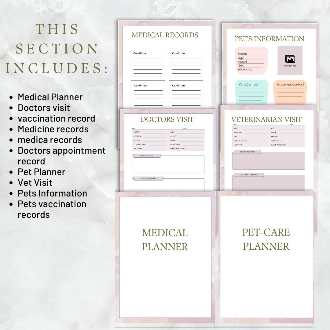 Autism Planner Adult| Autism Planner Printable| ADHD Productivity ...