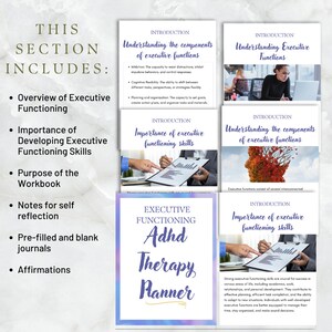 Executive Dysfunction Workbook| Executive Functioning Worksheets| Wheel ...