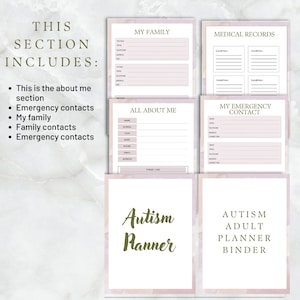 Autism Planner Adult| Autism Planner Printable| ADHD Productivity ...