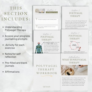 Polyvagal Therapy Workbook| Polyvagal Therapy Printable PDF | Nervous ...