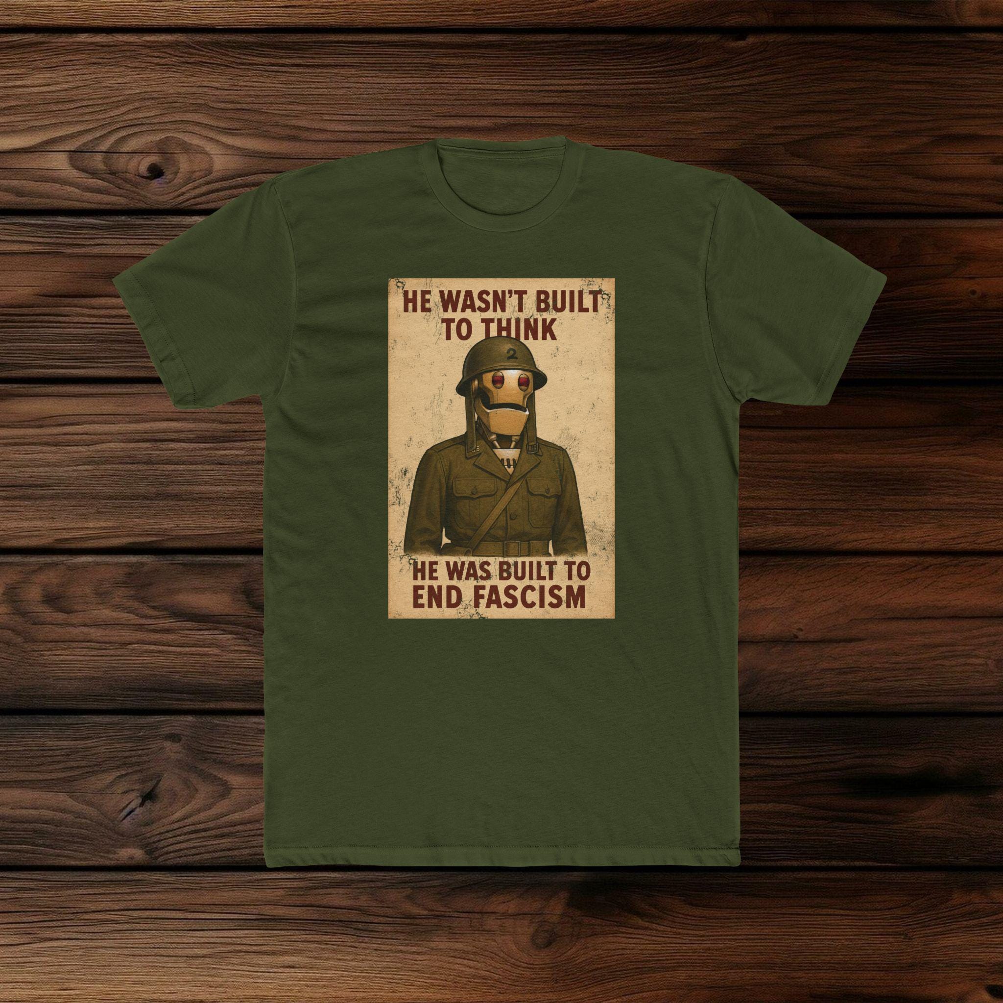 GI Robot Anti-fascist Shirt, Creature Commandos Shirt, Unisex T-shirt ...