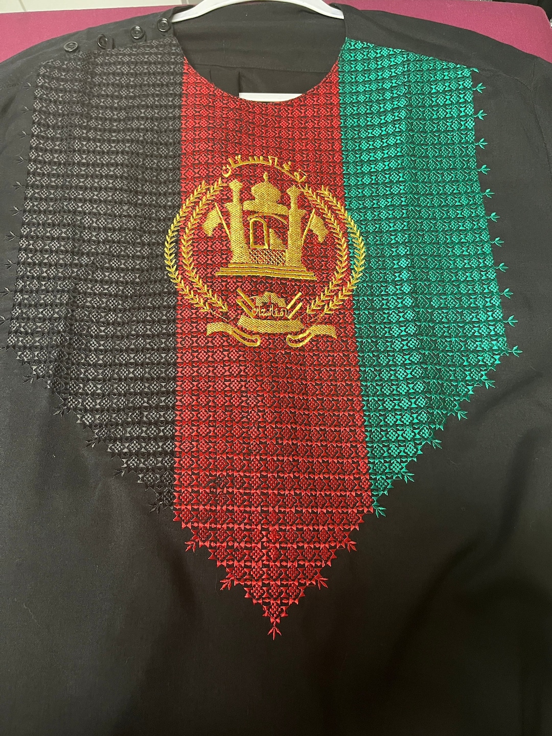 Afghan Mens Clothes With Afghanistan Flag/afghan Clothes/afghan Mens ...
