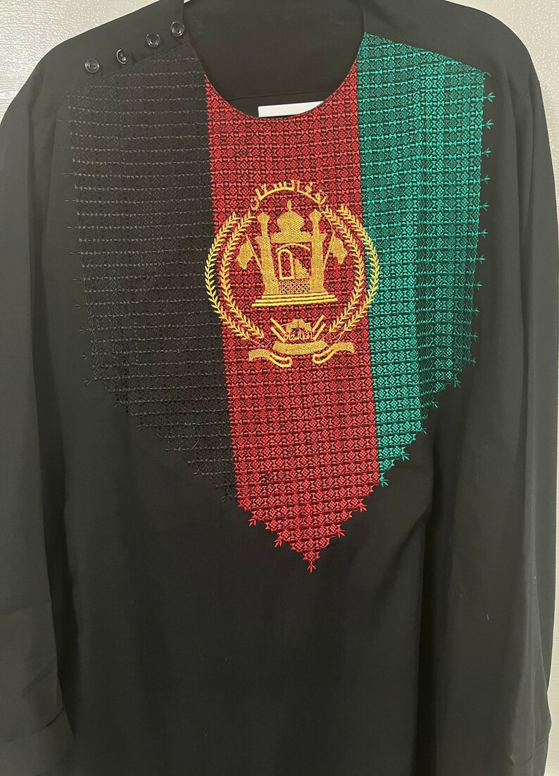 Afghan Mens Clothes With Afghanistan Flag/afghan Clothes/afghan Mens ...