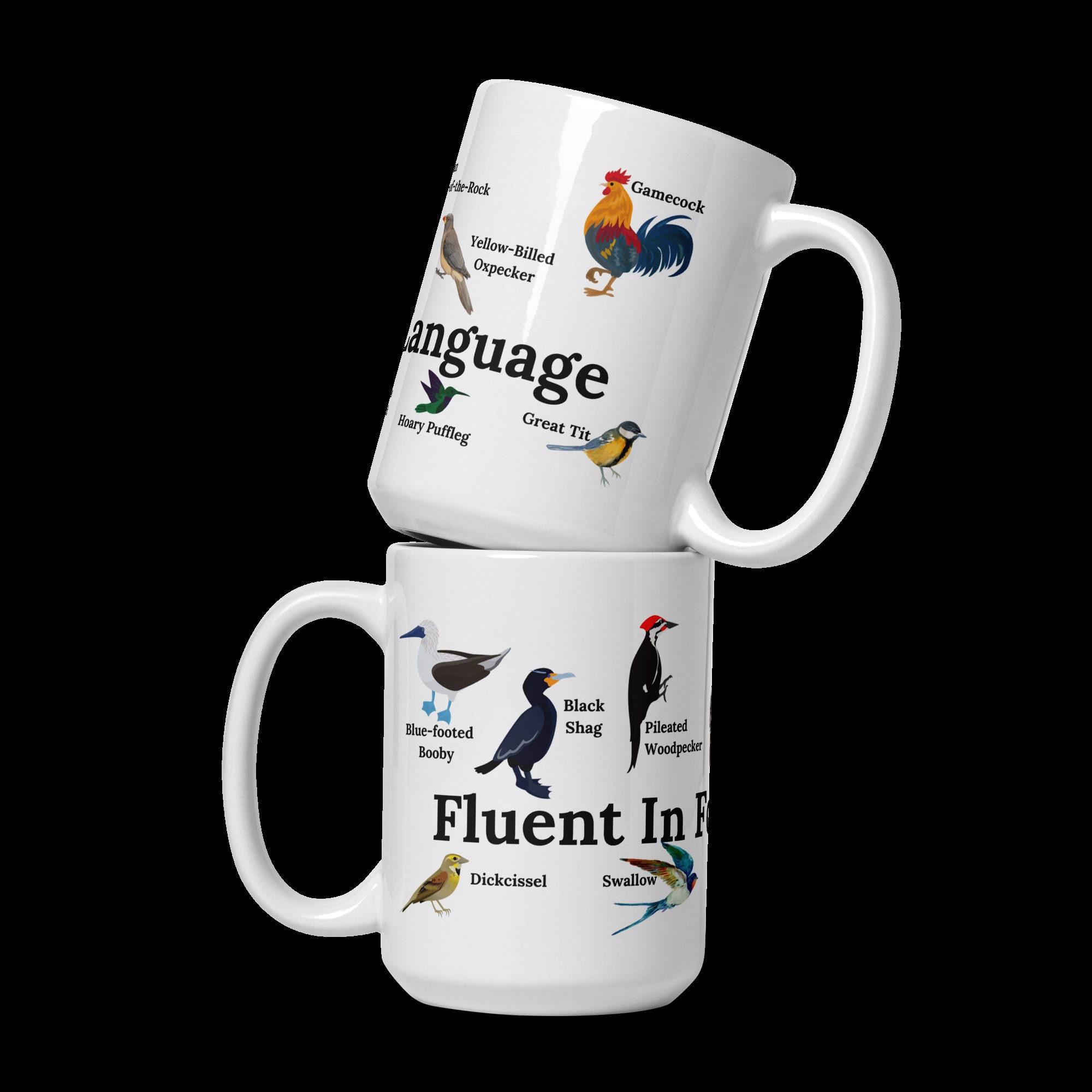 Fluent in Fowl Language Coffee Mug Funny Bird Lover Coffee Mug, Avian ...