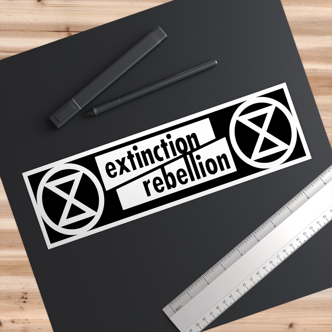 Extinction Rebellion Bumper Sticker: Climate Crisis Support - Etsy
