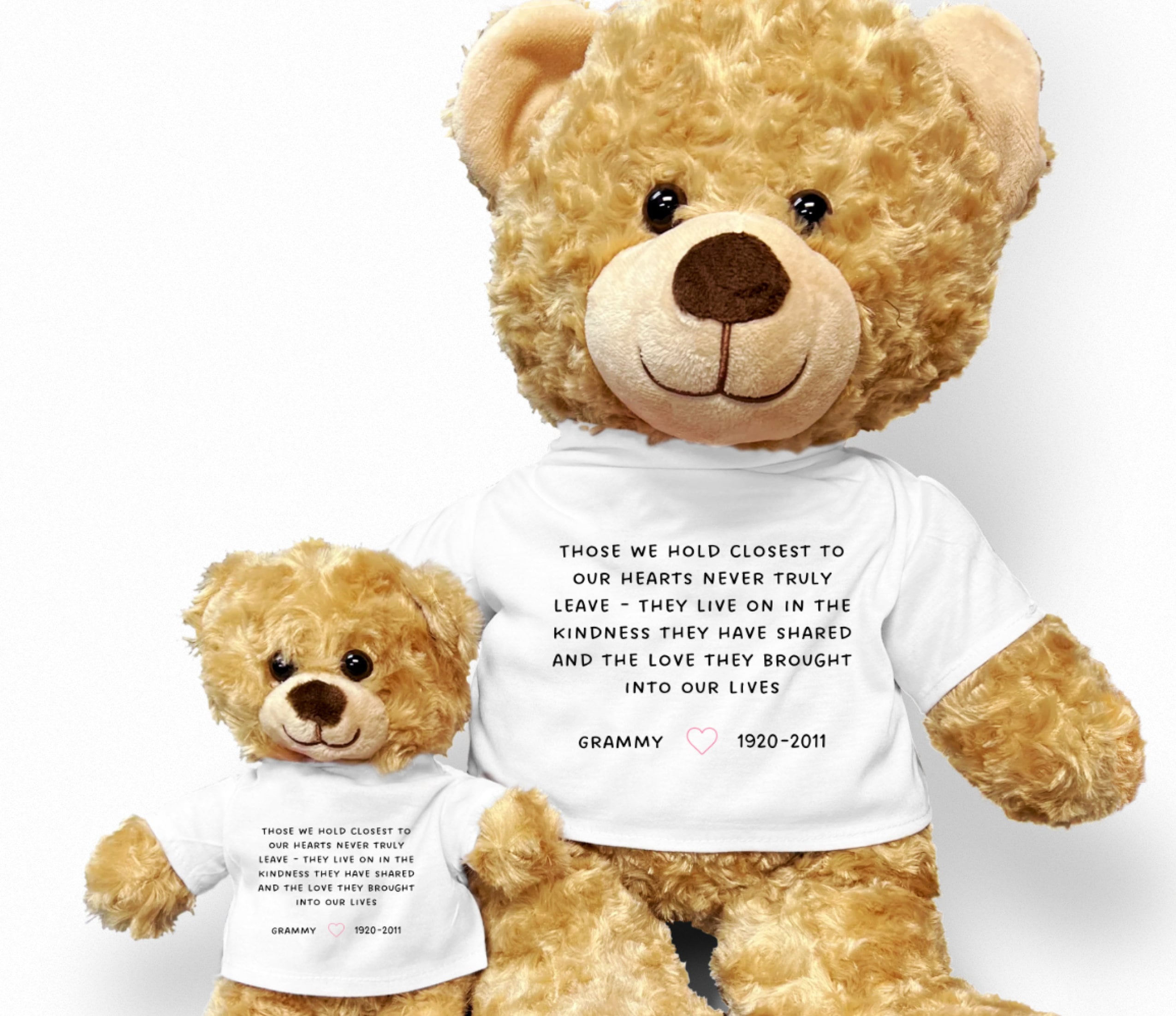 Memory Bear, Sympathy Bear, Loss of Loved One, Sympathy Gift, Memory ...