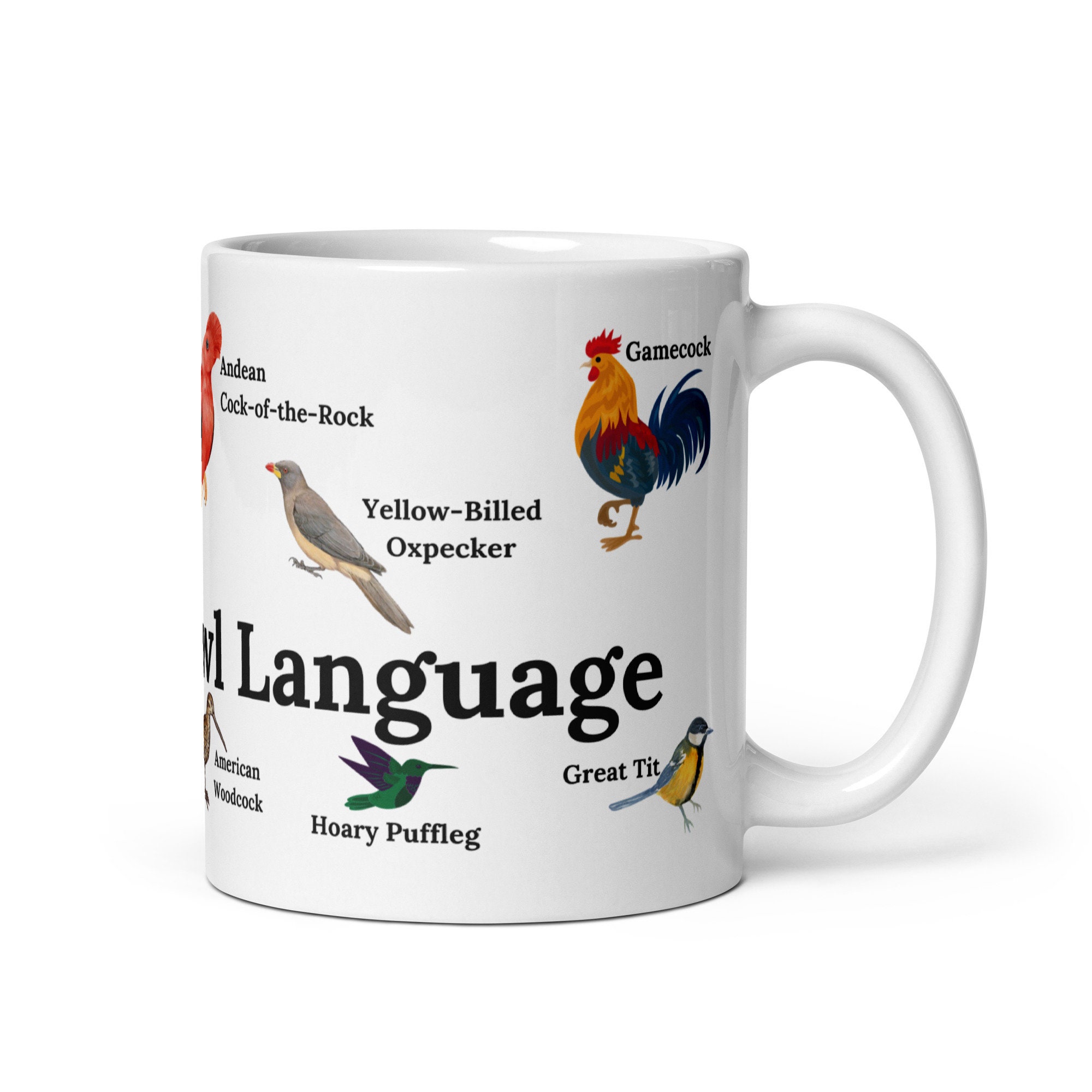 Fluent in Fowl Language Coffee Mug Funny Bird Lover Coffee Mug, Avian ...