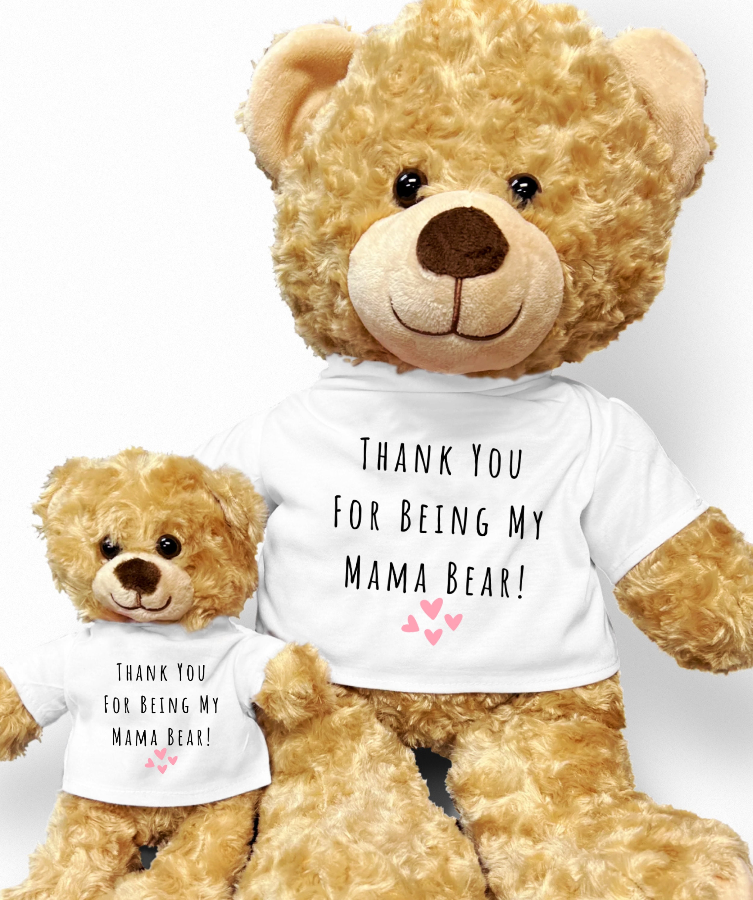 Mom Teddy Bear, Thank You for Being My Mama Bear, Custom Teddy Bear ...