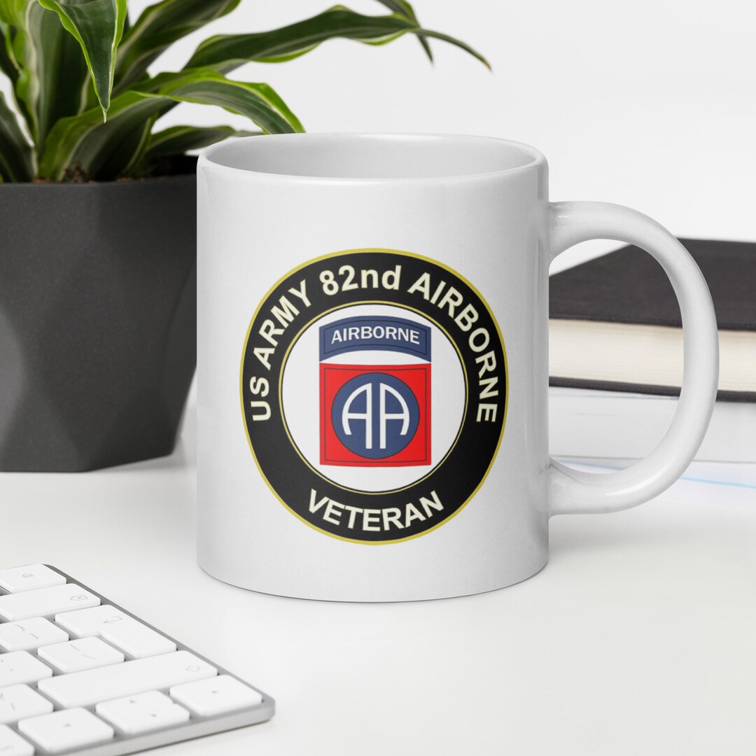 82nd Airborne Veteran Coffee Mug Celebrate Retirement or Association ...