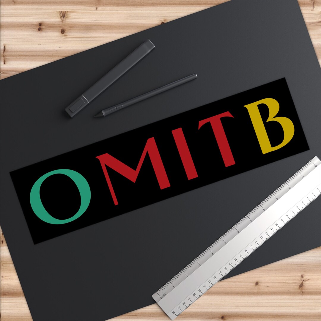 Only Murders Merchandise - OMITB Bumper Stickers in Black, in the ...