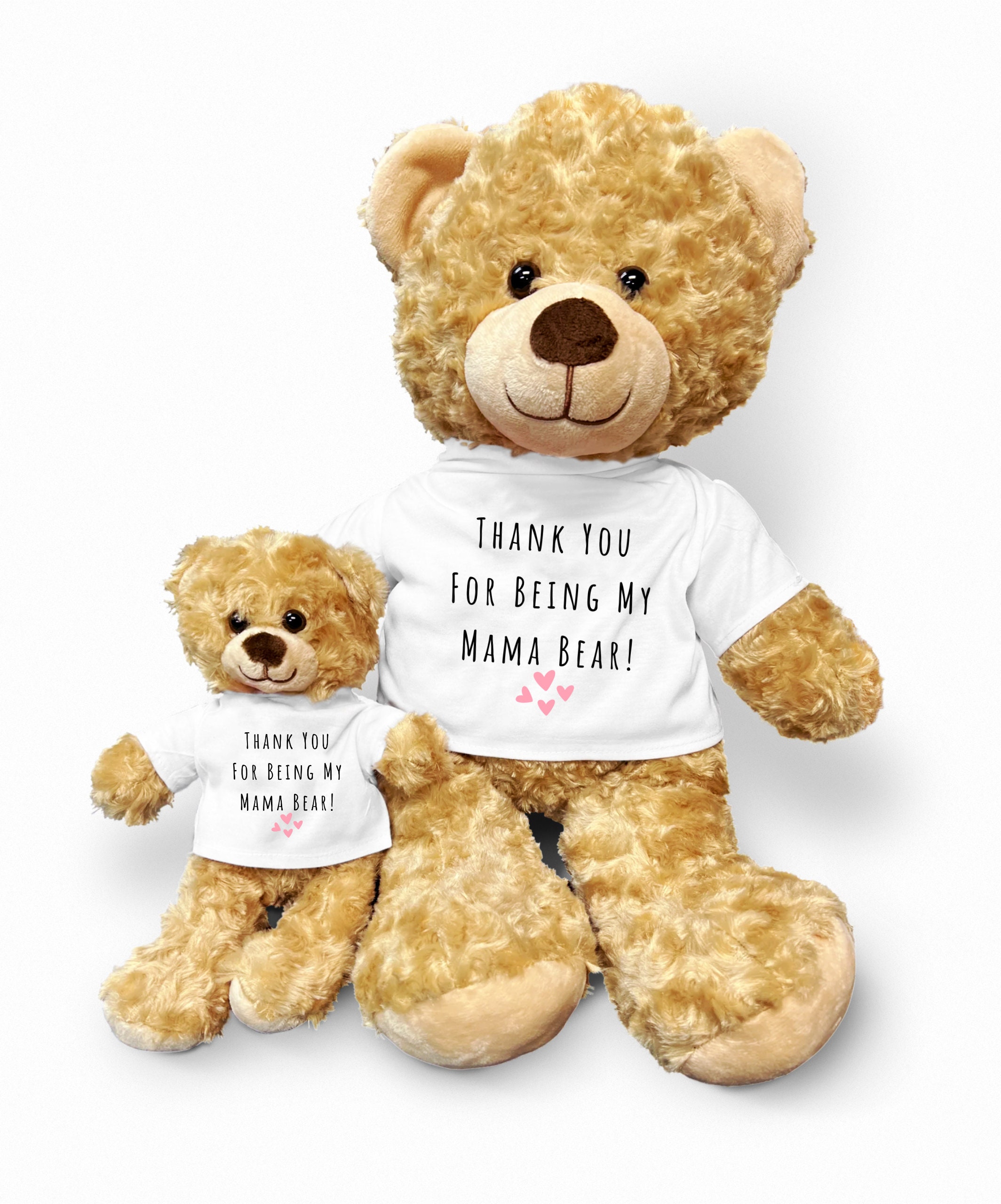 Mom Teddy Bear, Thank You for Being My Mama Bear, Custom Teddy Bear ...