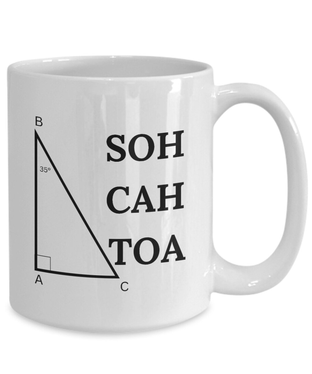 Sohcahtoa Coffee Mug, Geometry Coffee Mug, Geometry Coffee Mug for Your ...