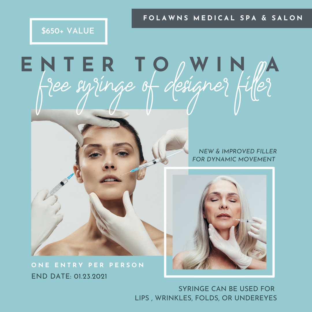 Filler Giveaway/contest Template for Medical Spas/injectors - Etsy