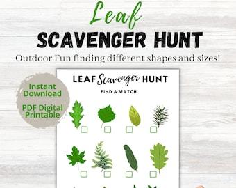 5 SENSES NATURE WALK | Scavenger Hunt Printable | Outside Sensory ...
