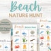 BEACH SCAVENGER HUNT Beach Printable Ocean Nature Hunt Printable Kids ...