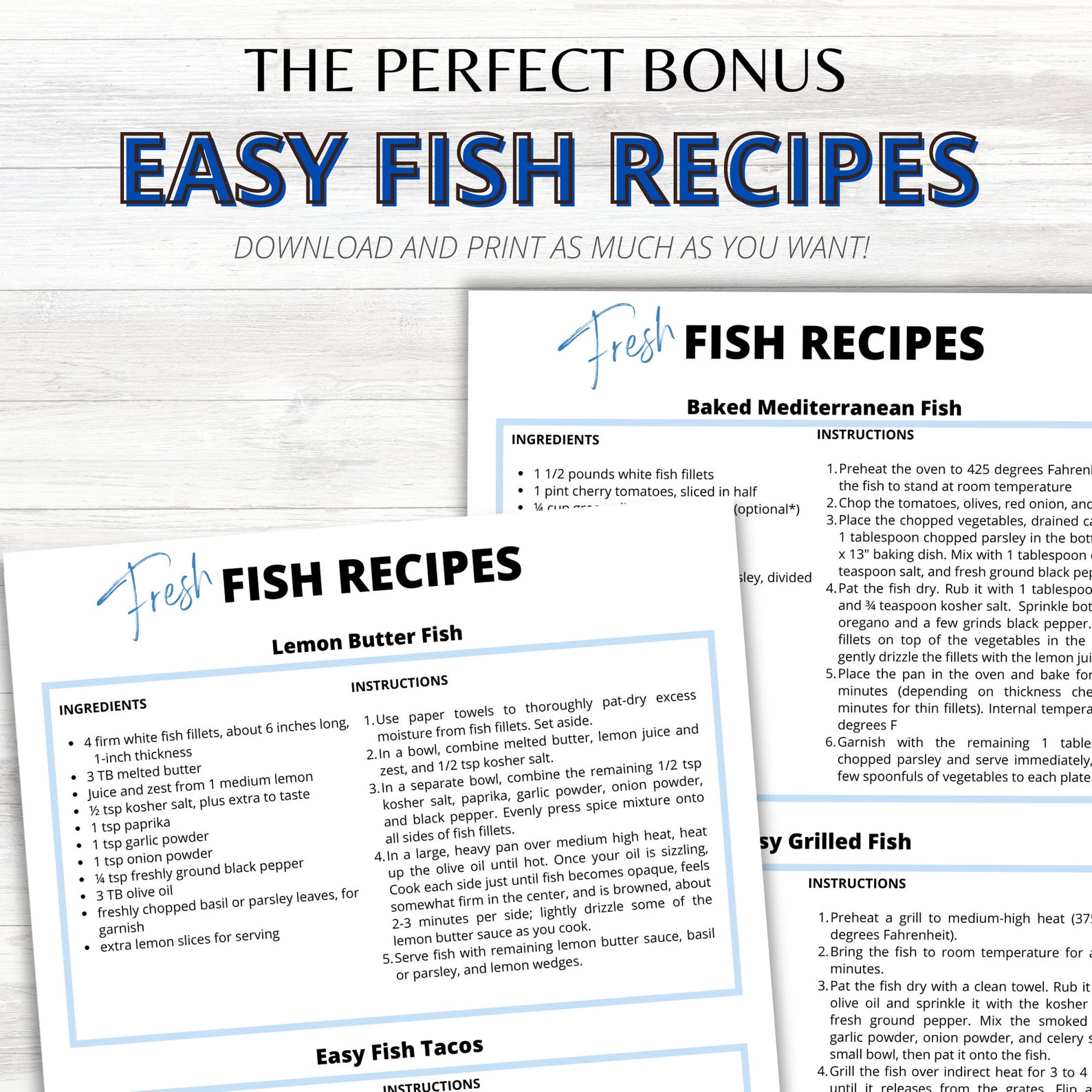 FISHING LOG & JOURNAL Printable | Fishing Log | Monthly Fishing Log ...