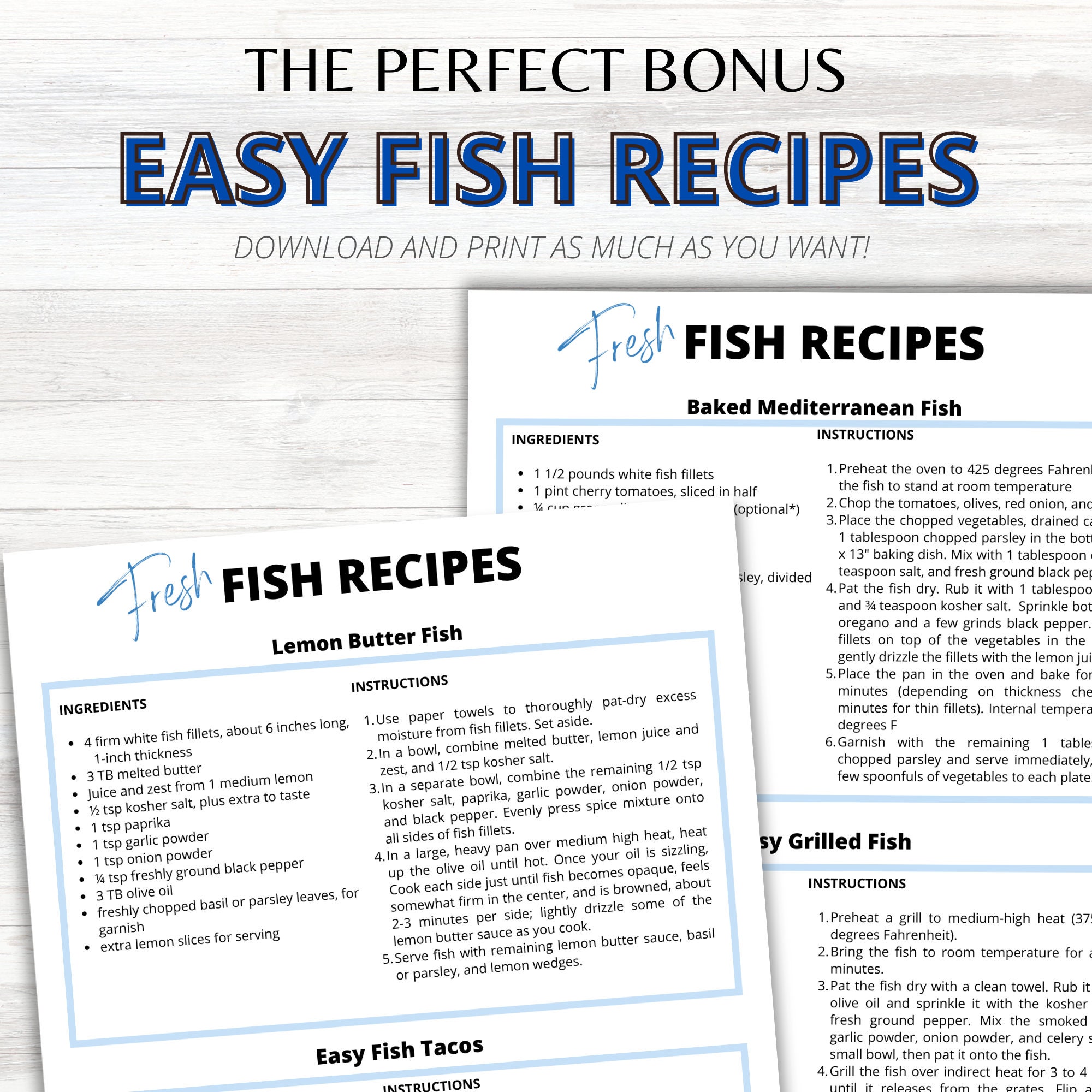 FISHING LOG & JOURNAL Printable | Fishing Log | Monthly Fishing Log ...