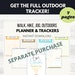 OUTDOOR TRACKER PRINTABLE | Monthly Log for Outside Activity | Track ...