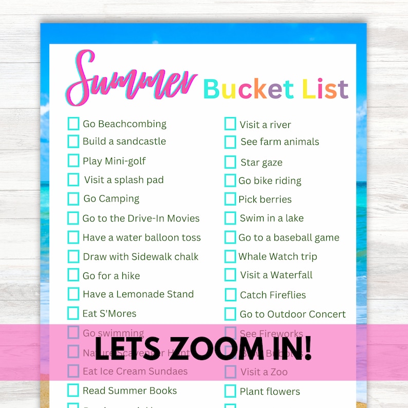 SUMMER BUCKET LIST | Outdoor Summer Ideas | Family Summer Activities ...