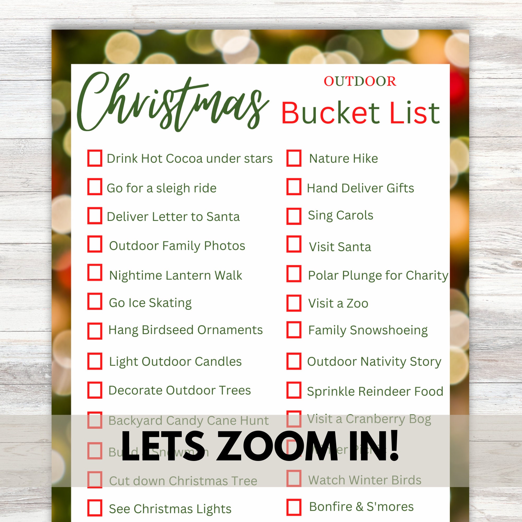 CHRISTMAS BUCKET LIST | Outdoor Christmas Ideas | Family Christmas ...