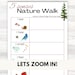 5 SENSES NATURE WALK | Scavenger Hunt Printable | Outside Sensory ...