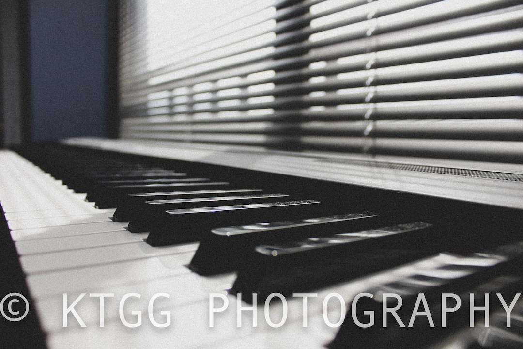 Shaded Piano Keyboard Print, Piano Keys, Music Photography - Etsy