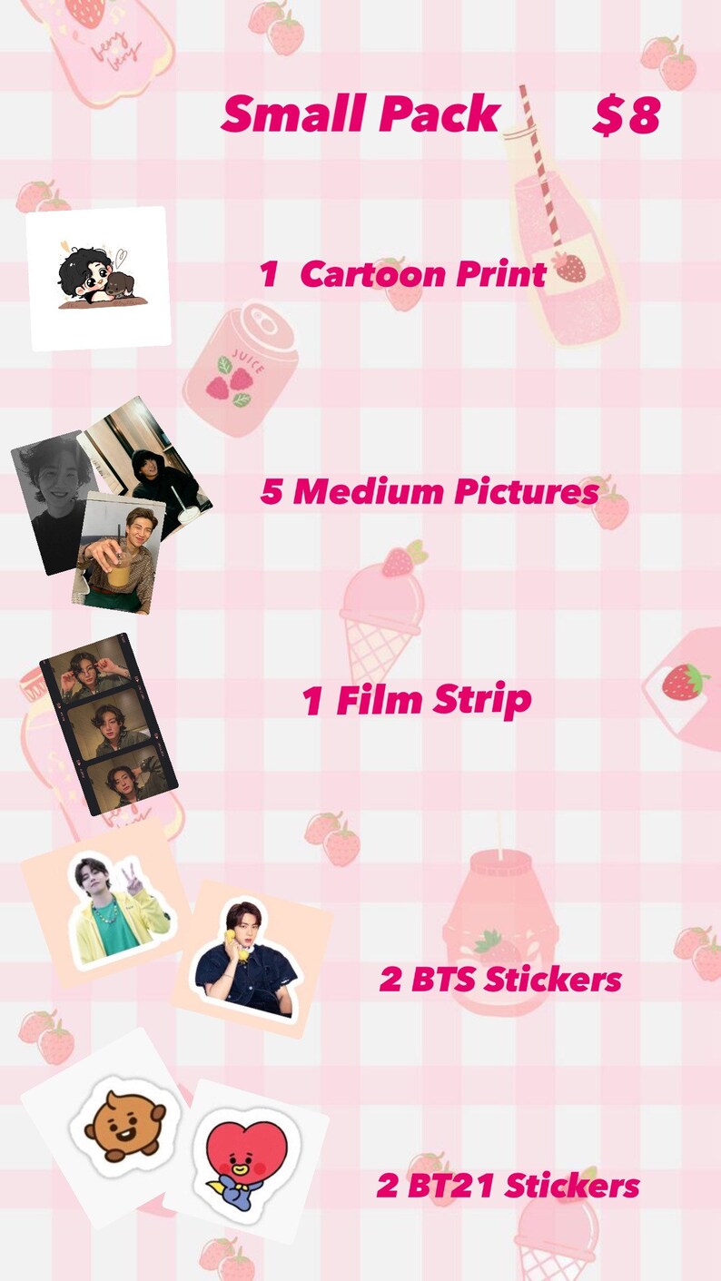 BTS Bias Packs - Etsy