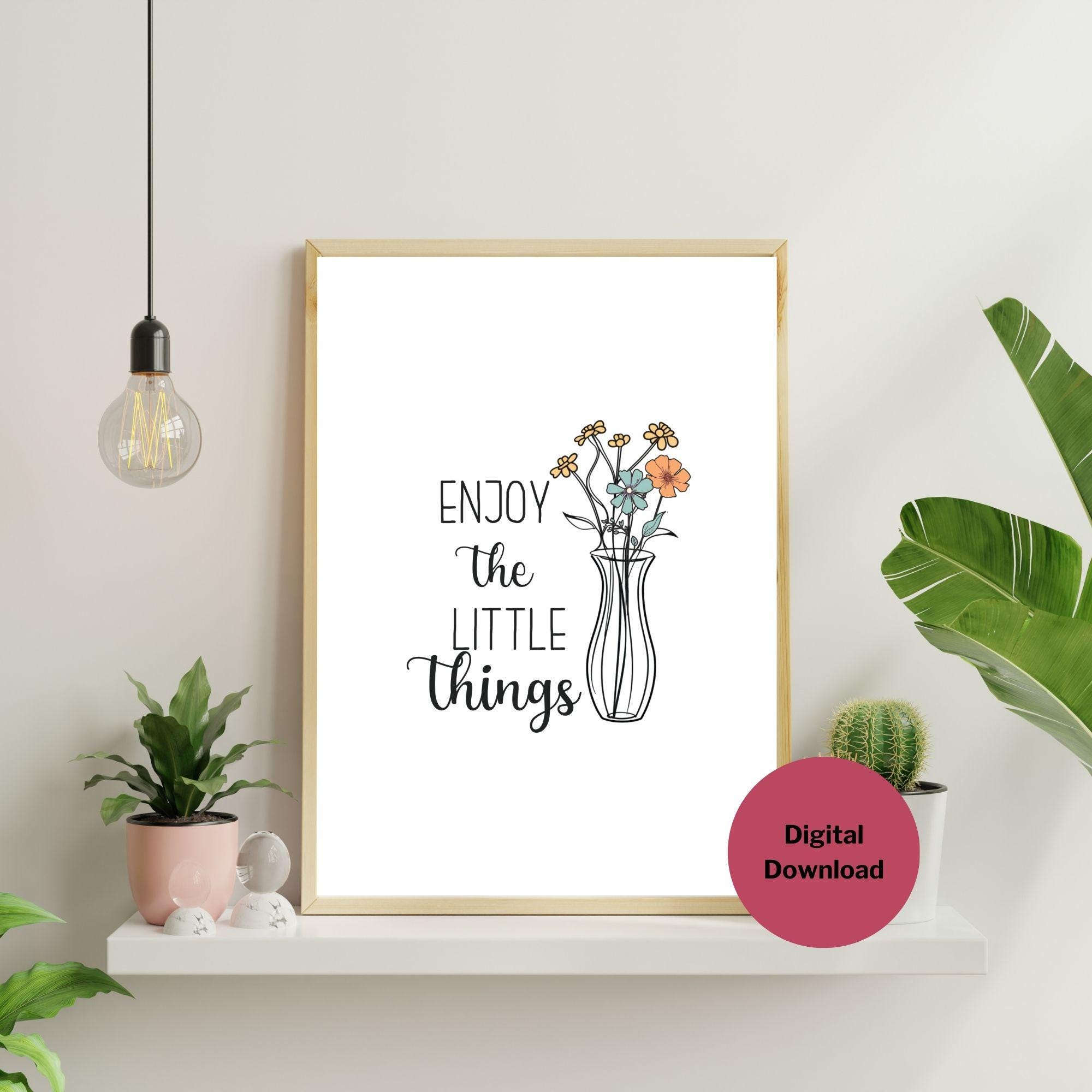 Motivational Printable Wall Art, Retro Decor Digital Download ...
