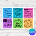 Set of 24 Positive Affirmation Cards - Digital Download for Instant ...