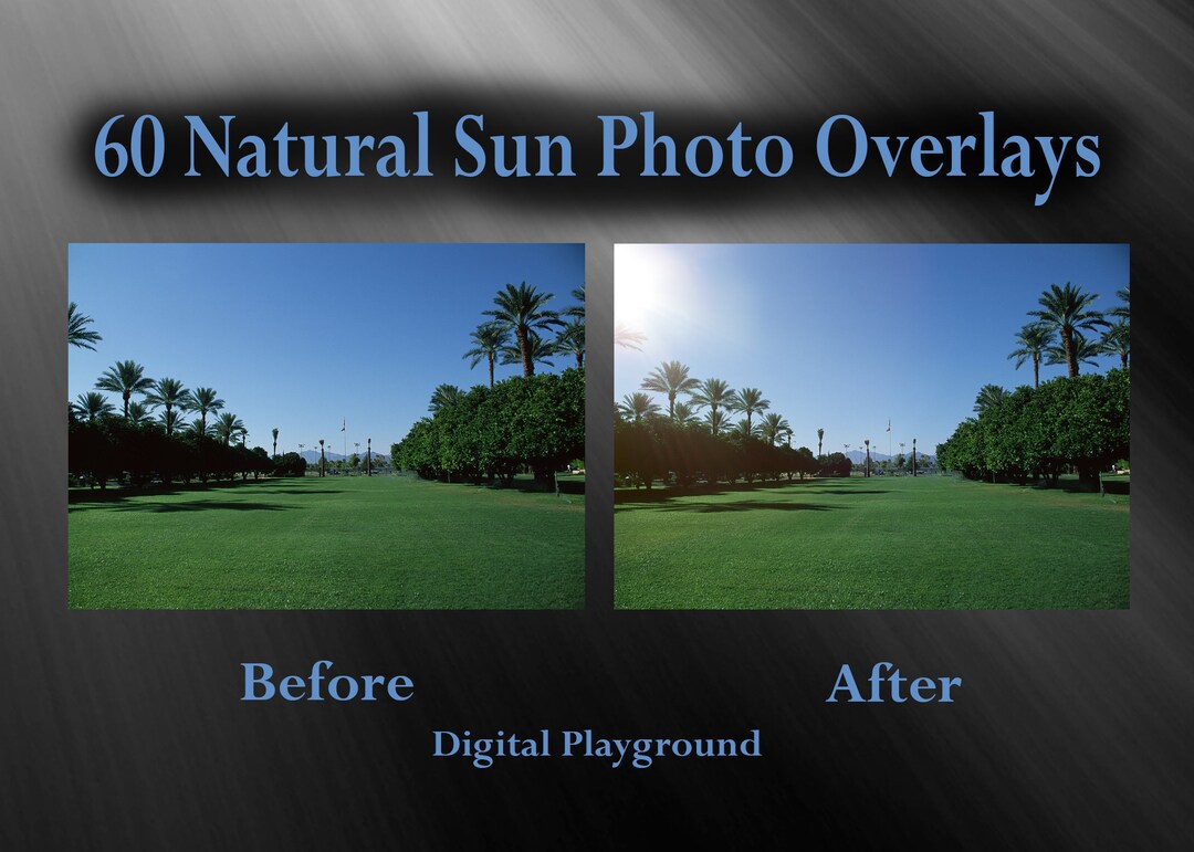 60 Natural Sun Overlays, Digital Download, Photoshop Overlays - Etsy