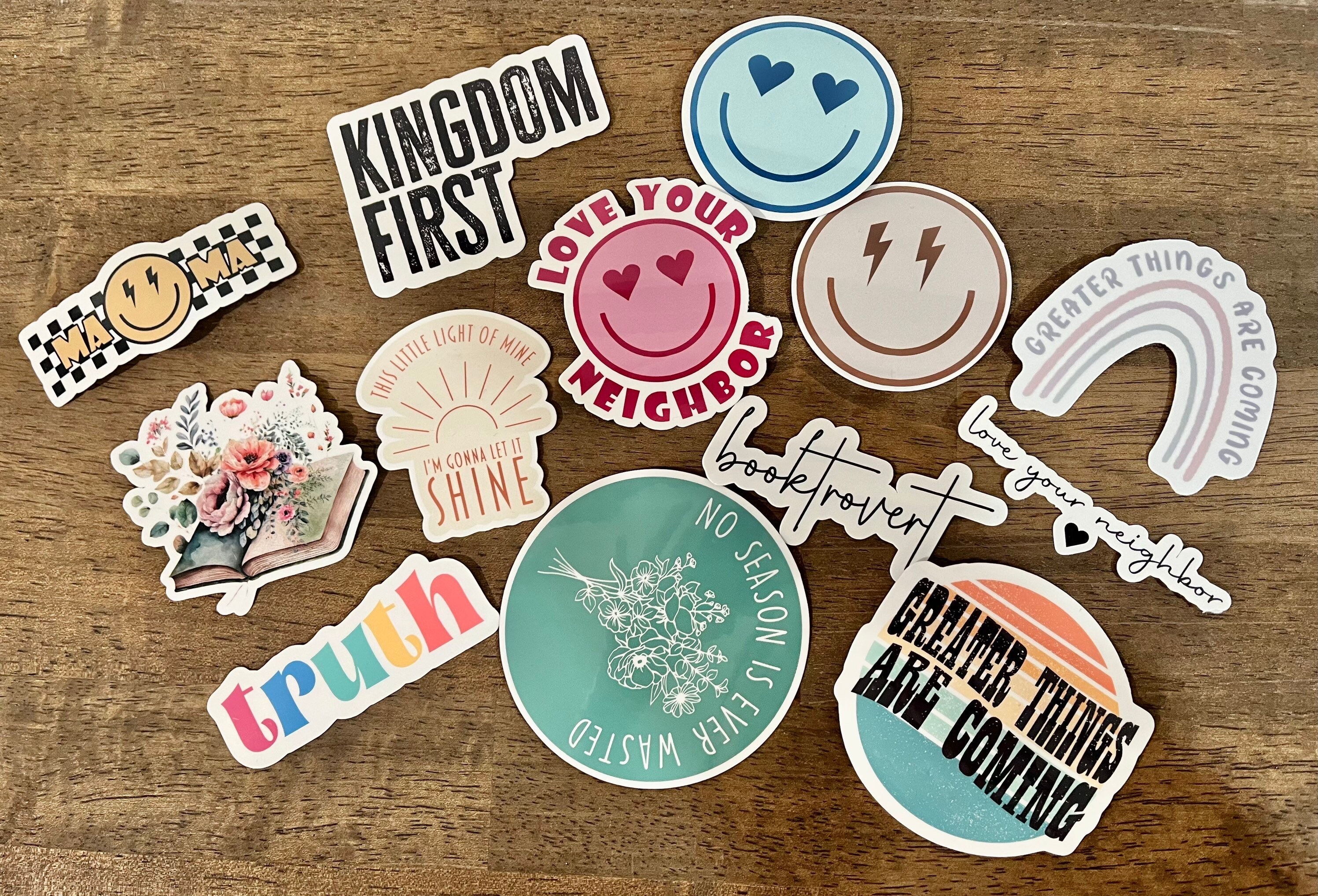 4 Pack of Stickers | You Pick, Variety Pack, Waterproof Stickers ...